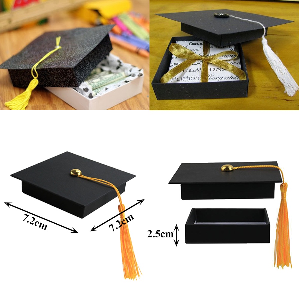 Graduation Congratulation Gift Diy Candy Cake Packaging Boxes Bachelor ...