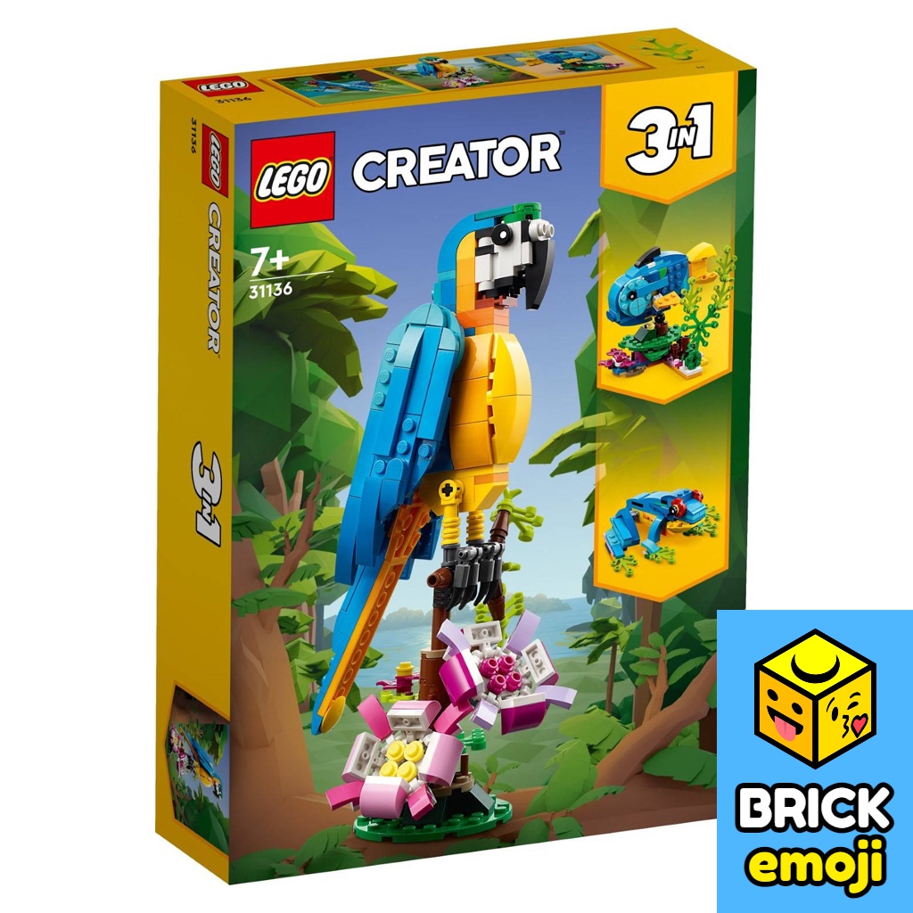 LEGO 31136 Creator 3in1 Exotic Parrot | Shopee Philippines