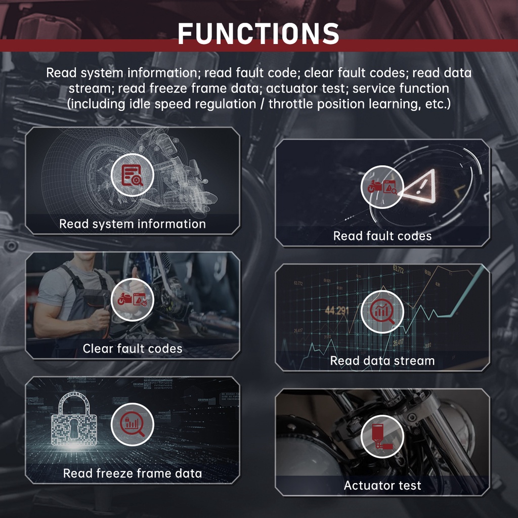 【Local Stock】FXTUL M3 Exclusive Version -New Motorcycle Scanner ...