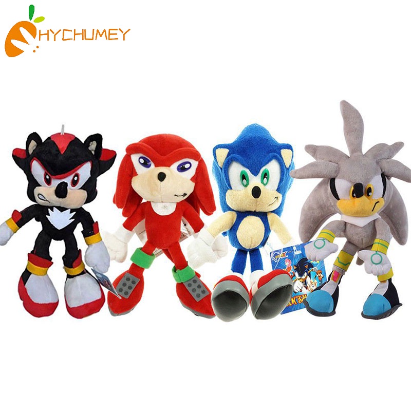 HYC Humey Sonic The Hedgehog & Miles Tails Plush Stuffed Doll Kid Toys ...