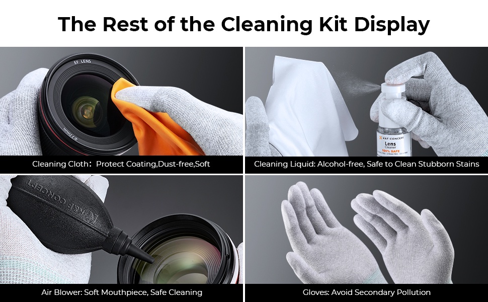 K&F Concept Professional Camera Cleaning Kit for DSLR & Mirrorless ...