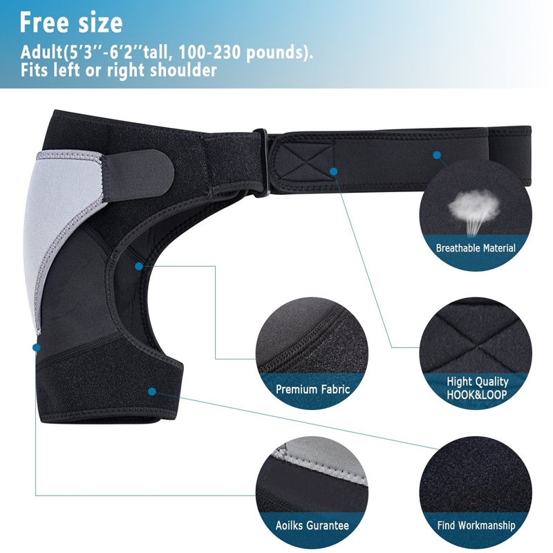 1Pcs Shoulder Brace for AC Joint & Tendinitis Shoulder Support for Pain ...