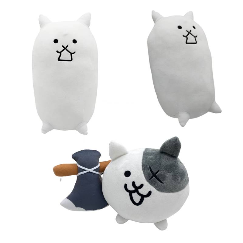 Battle Plush Cats Toy Perfect Size For And Cuddling Displaying | Shopee ...