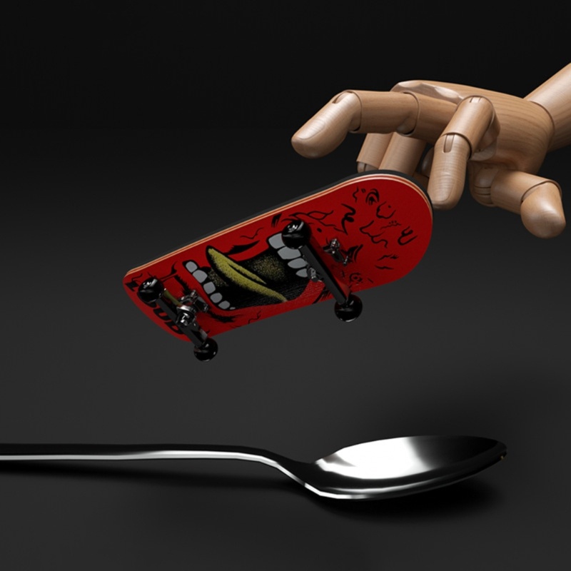 Mini Finger Skateboard - Portable Office Desk Toy for Stress Relief ...