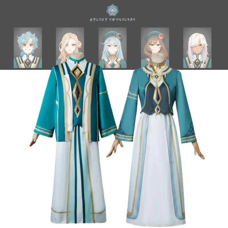 Anime Genshin Impact The Akademiya Cosplay Uniform Suit Dress Cosplay ...
