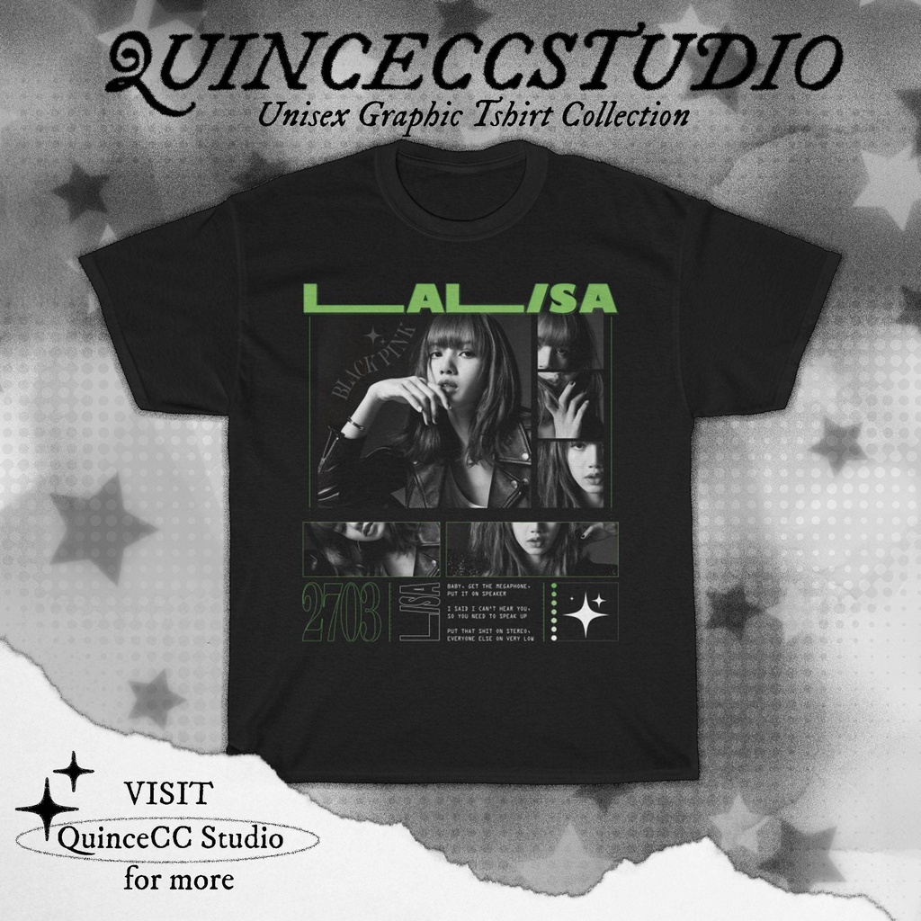 Lalisa Solo Lisa Blackpink Vintage Graphic T-Shirt, Blackpink Lalisa ...