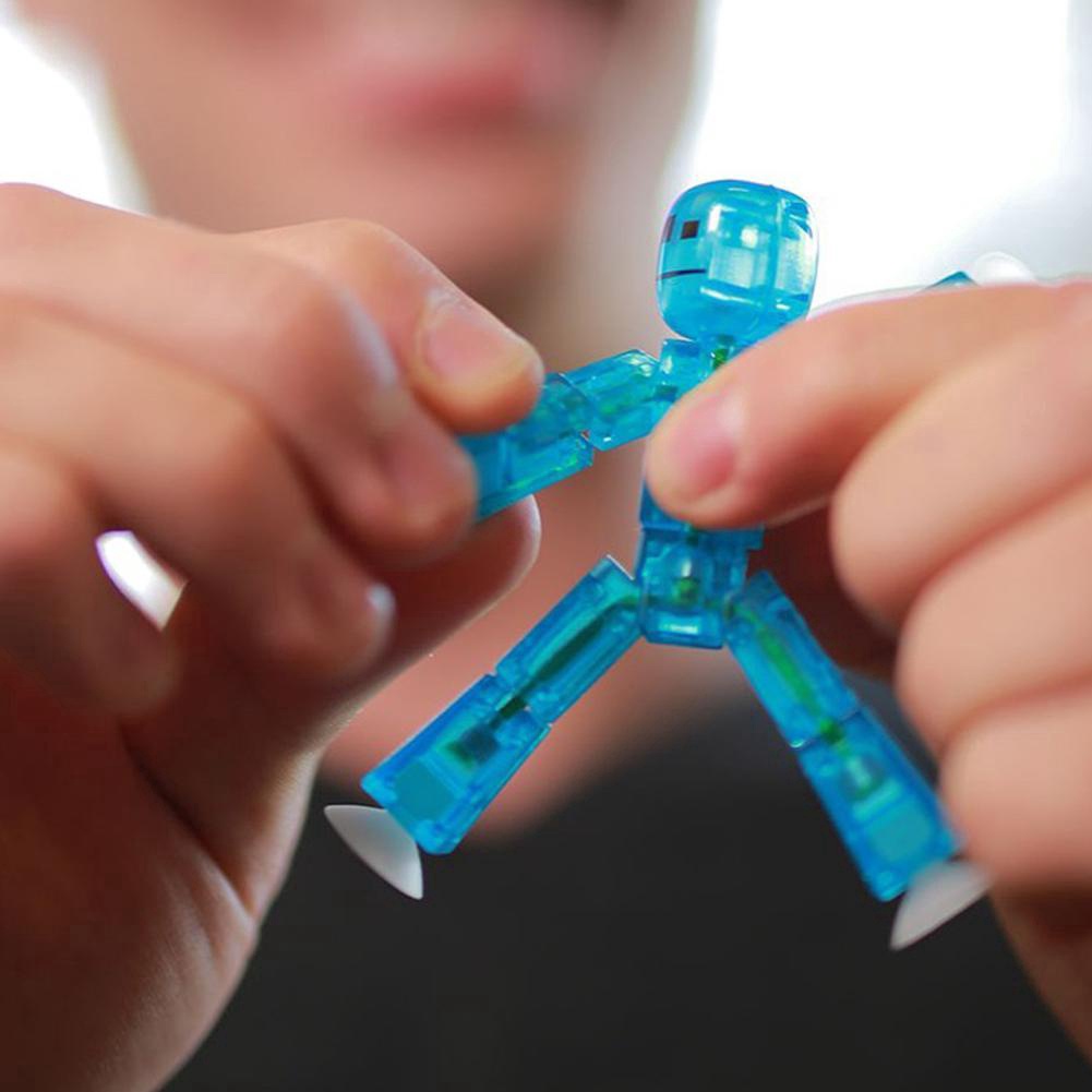 Stikbot Screen Animation Toys Shed Dolls with Sucker DIY Creat ...