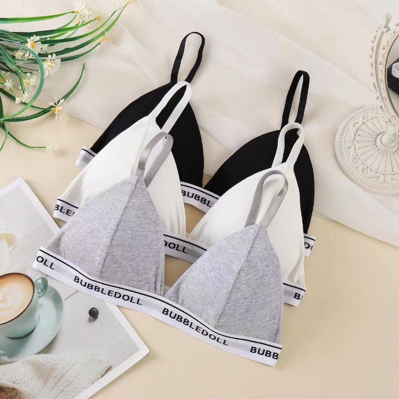 Women Sexy French style bra Triangular cup Push Up Bra Female Invisible ...