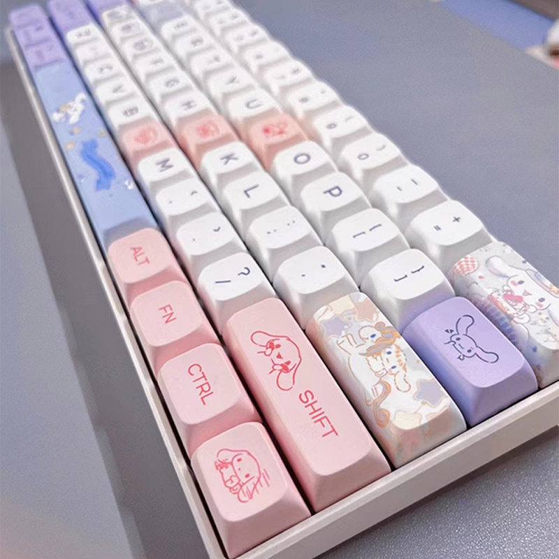 Sanrio Cinnamoroll Dream Amusement Park Theme 144 Keycaps For ...