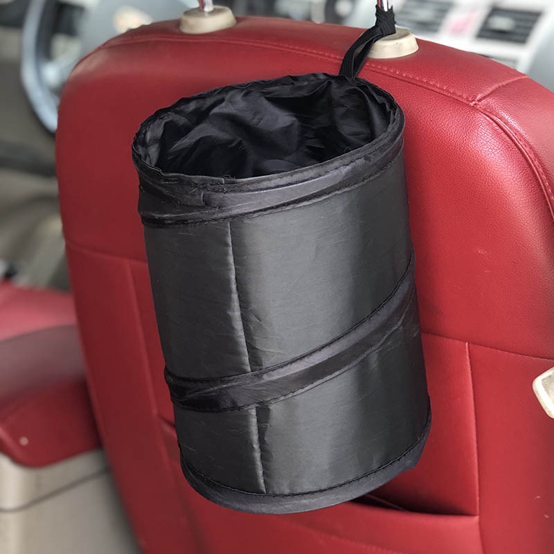 1Pc Black Car Trash Can Pack Bag Waterproof Car Trash Bag for Little ...