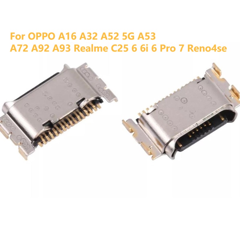 1pcs Charging Port Pin USB Type C For OPPO A16 A32 A52 5G A53 A72 A92 ...