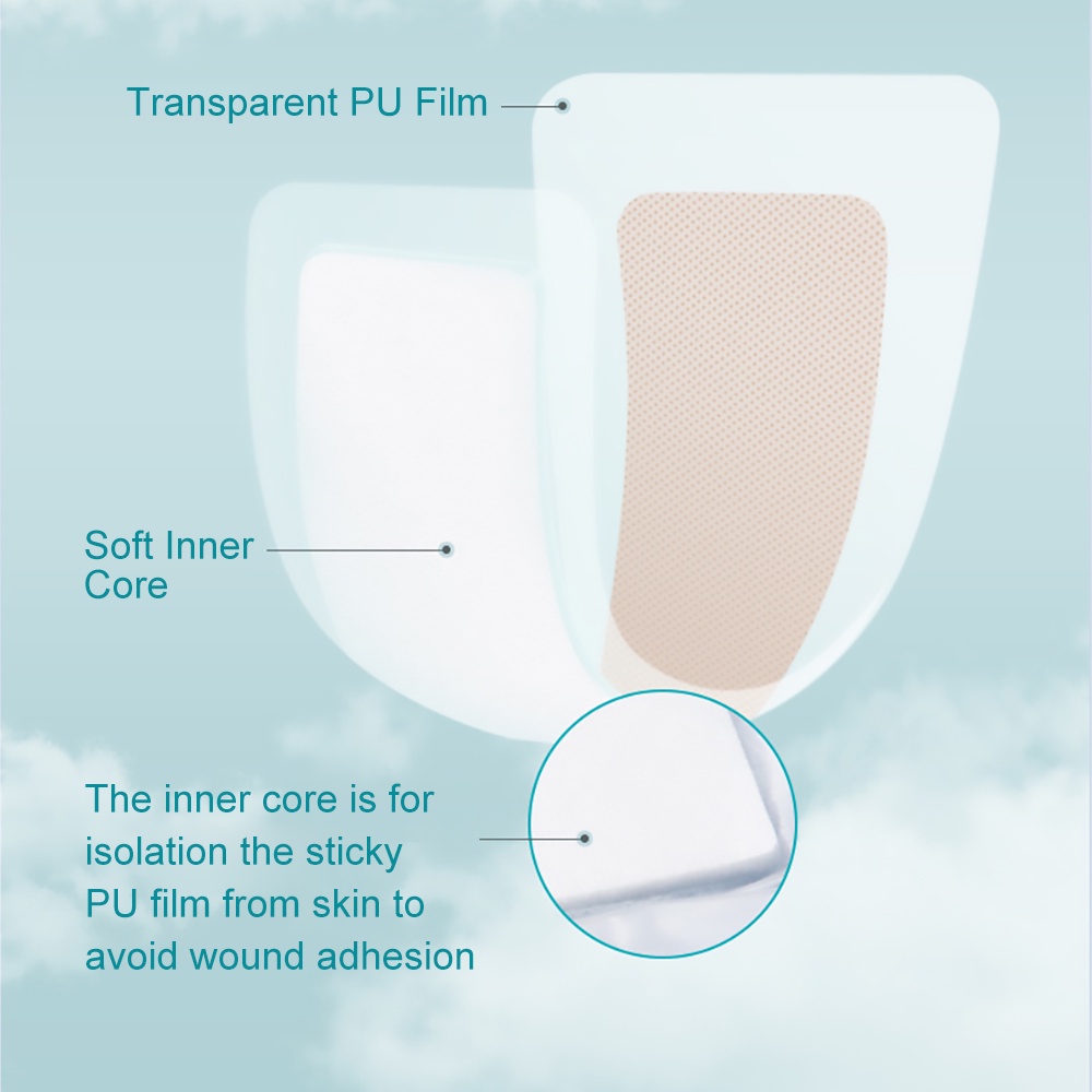 【Sterile】 Cofoe PU Waterproof Adhesive Wound Dressing Band Self ...