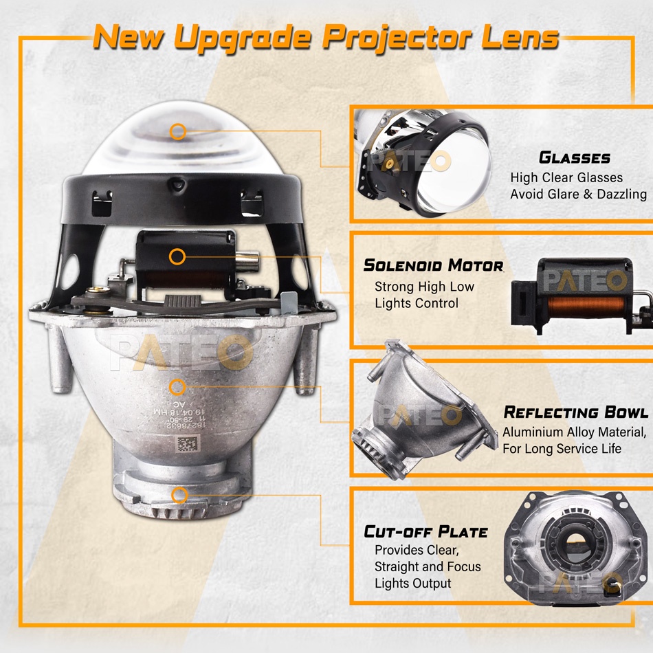HID Bi-xenon Projector Lens For Hyundai Santa Fe D3S Replace Headlight ...