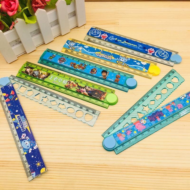 Elementary School Student Folding Ruler Stationery 30cm Ruler Wave ...