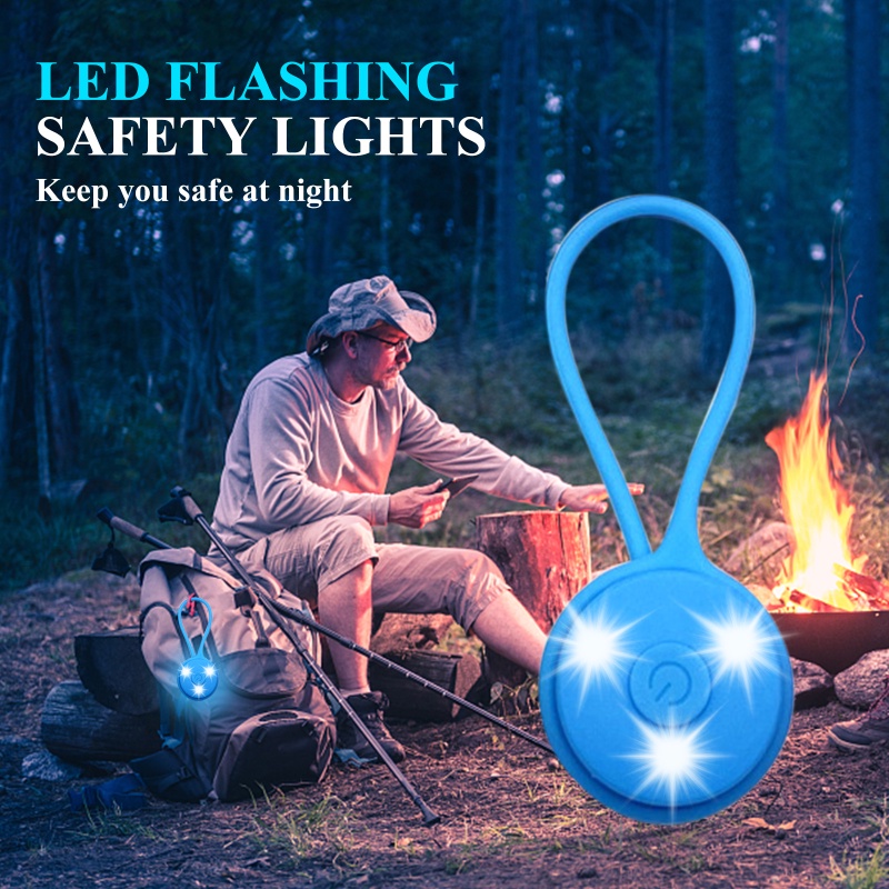 Bicycle LED Warning Light,LED Creative Silicone Cycling Night Safety ...