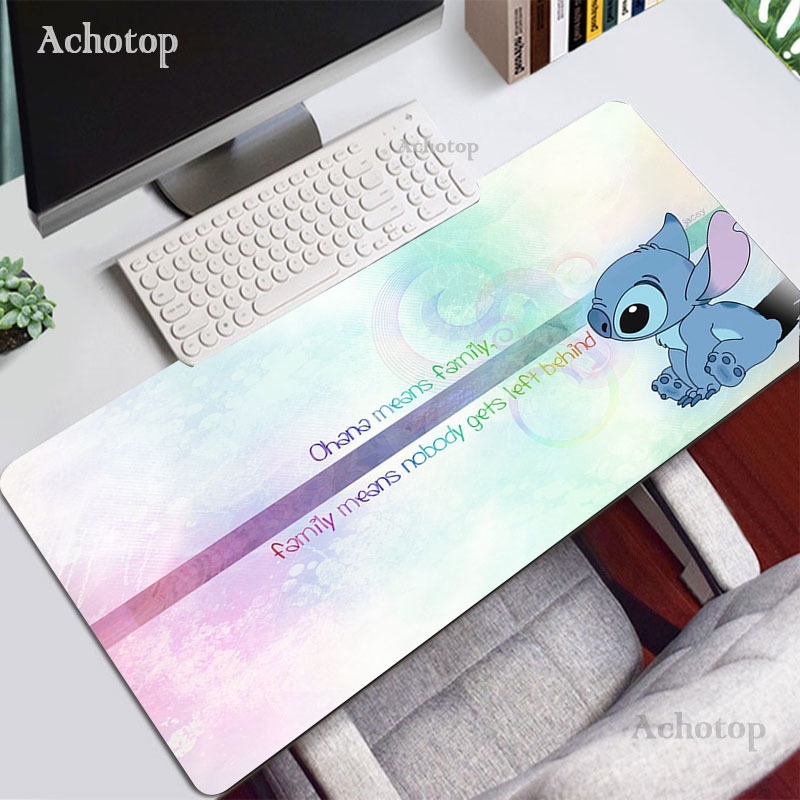 Kawaii Extra Large Gaming Mouse Pad Stitch For Computer Gamer Keyboard ...