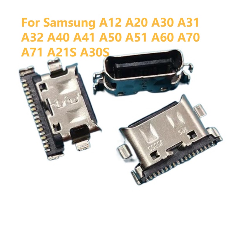 1PCS Charging Port 18 Pin For Samsung Galaxy A12 A20 A30 A31 A32 A40 ...