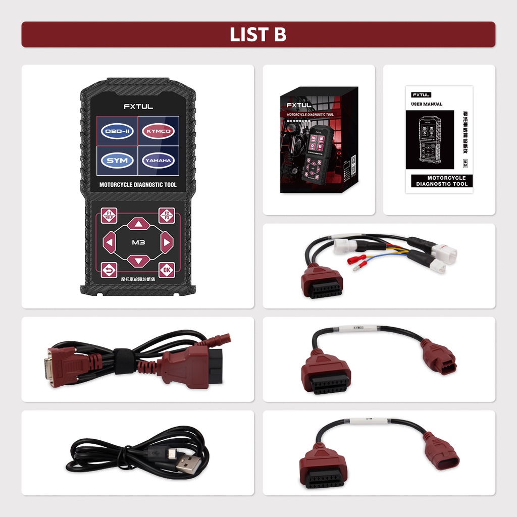 【Local Stock】FXTUL M3 Exclusive Version -New Motorcycle Scanner ...