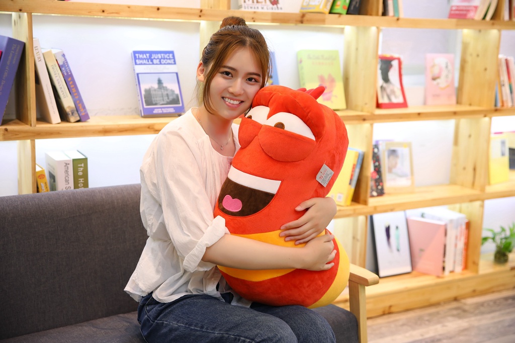 [READY STOCK] Cute Plush Insect Slug Larva Toys Stuffed Plush Doll for ...