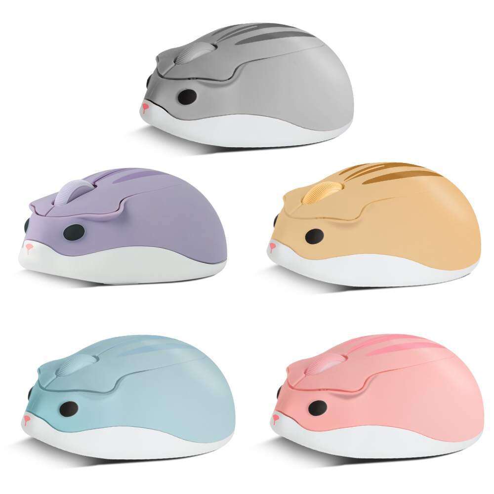 Cartoon Hamster Wireless Mouse Bluetooth or USB Ergonomic Optical Mini ...