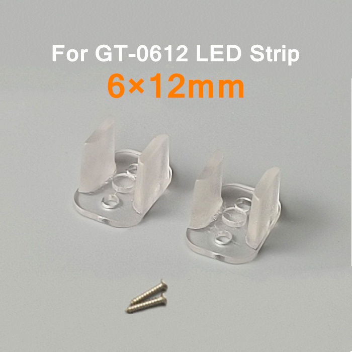 30PCS LED Strip Clips Connector for Fixing 2835 Neon Light 6*12mm 8 ...