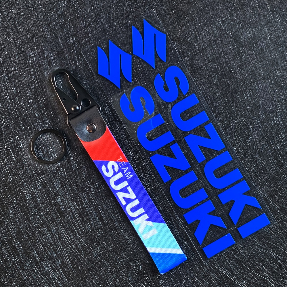 3PCS/SET Suzuki Motorcycle Sticker Keychain Combination Set For Sale ...