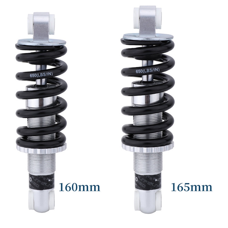 KS Bicycle Rear Shock Absorber 650 Pound Bike Suspension Spring Shock ...
