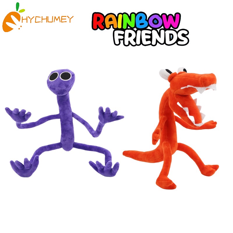 HYC Humey Roblox Rainbow Friends Plush Toy Orange Purple Stuffed Doll ...