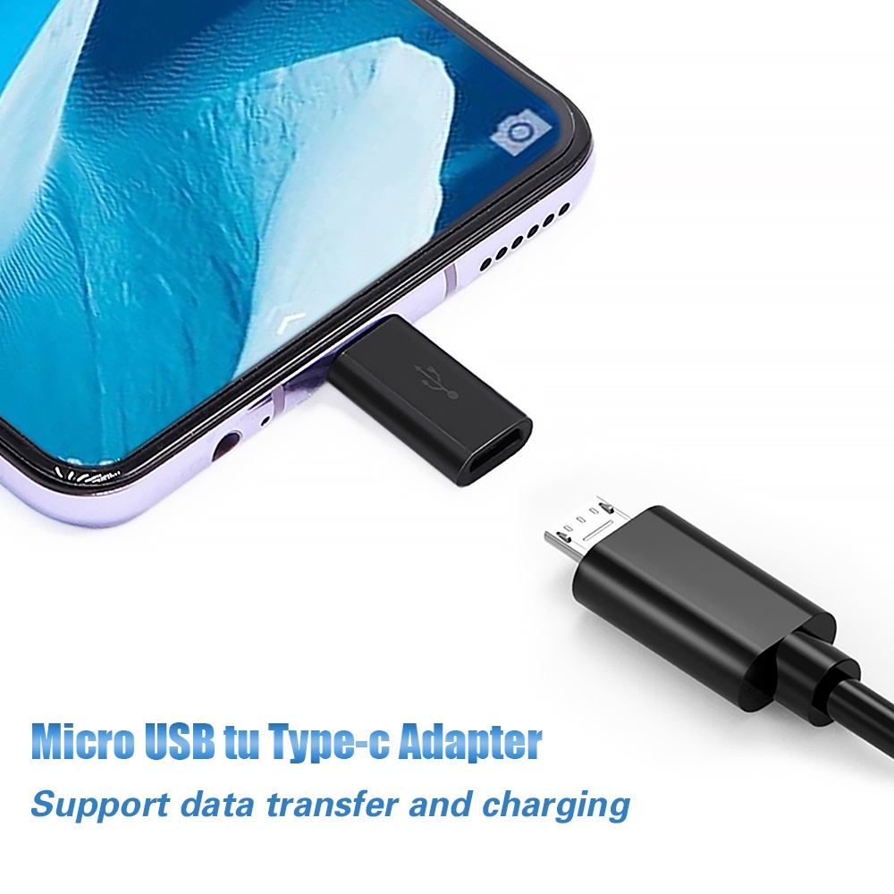 Male to Female Type C To Android Micro USB Adapter Connector Converter ...