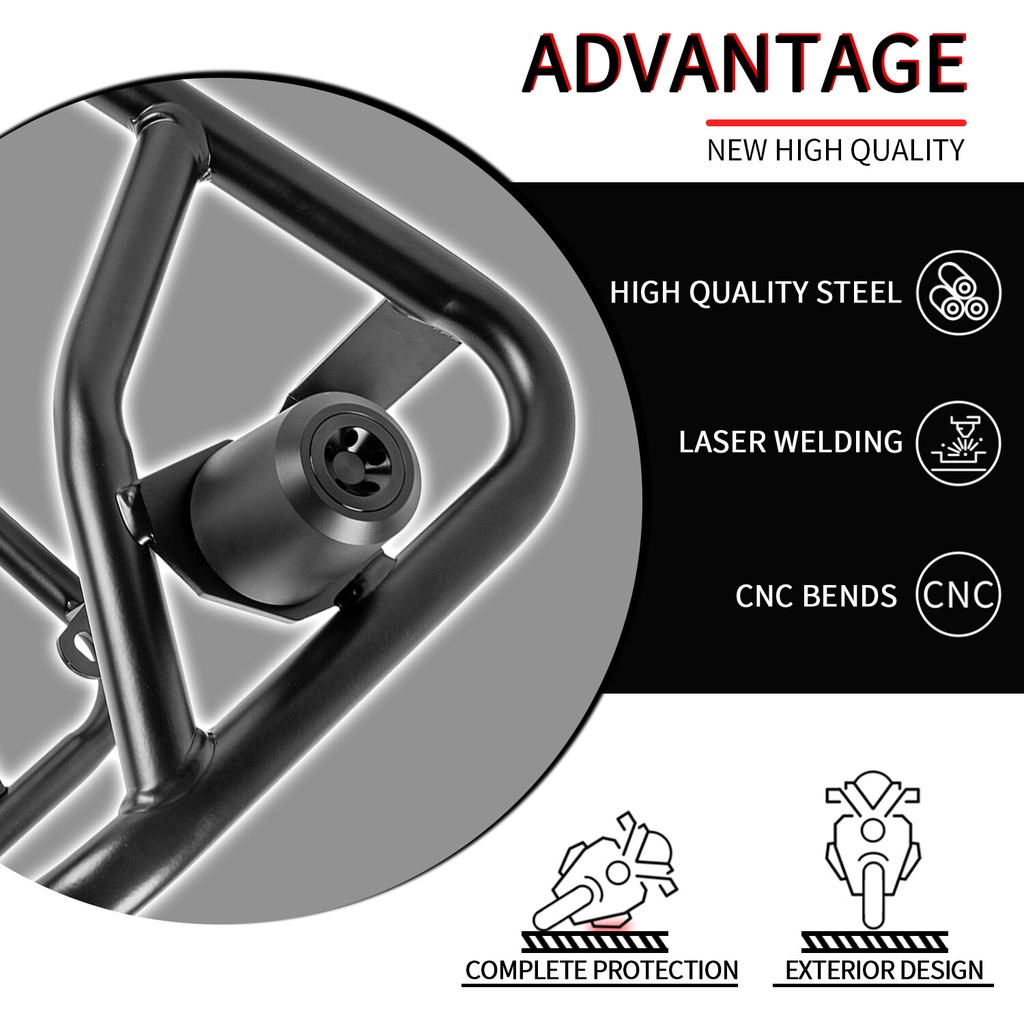 Ultrasupplier Z650 Engine Guard Crash Bar Motorcycle Accessories Bumper ...
