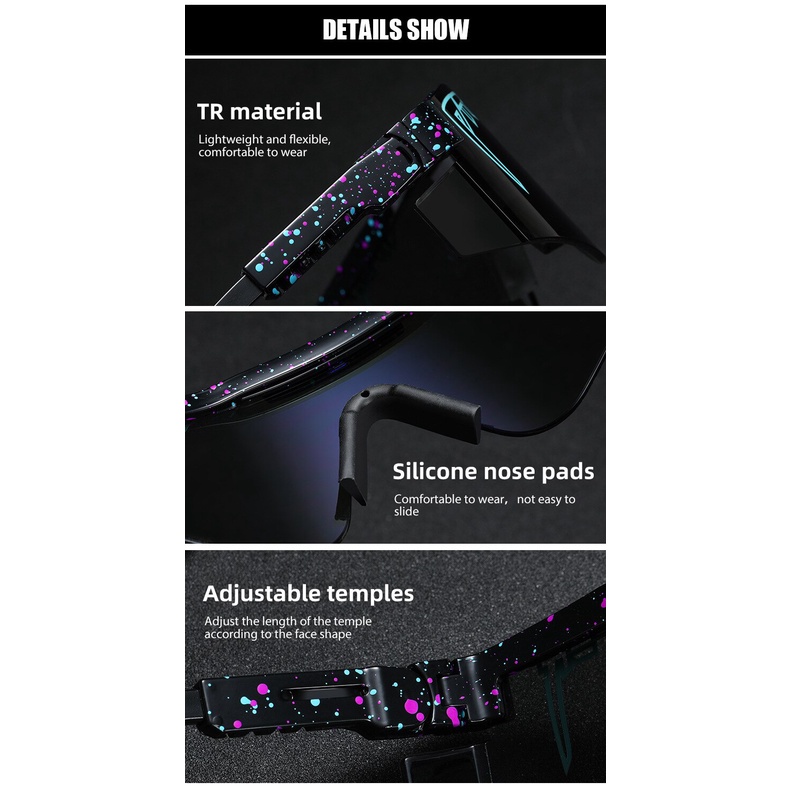 PIT VIPER Shades for Men Outdoor Sports Glasses Mtb Goggles Polarized ...