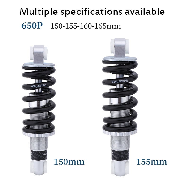 KS Bicycle Rear Shock Absorber 650 Pound Bike Suspension Spring Shock ...