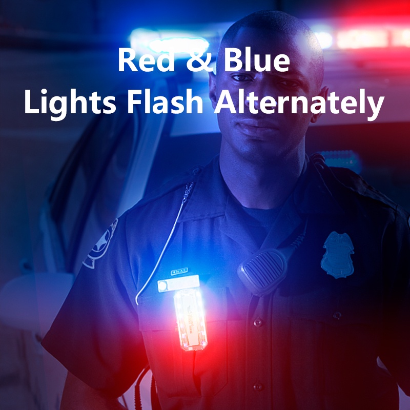 SMILINGSHARK JD008 Strobe Light Led Red Blue Light Police Light ...