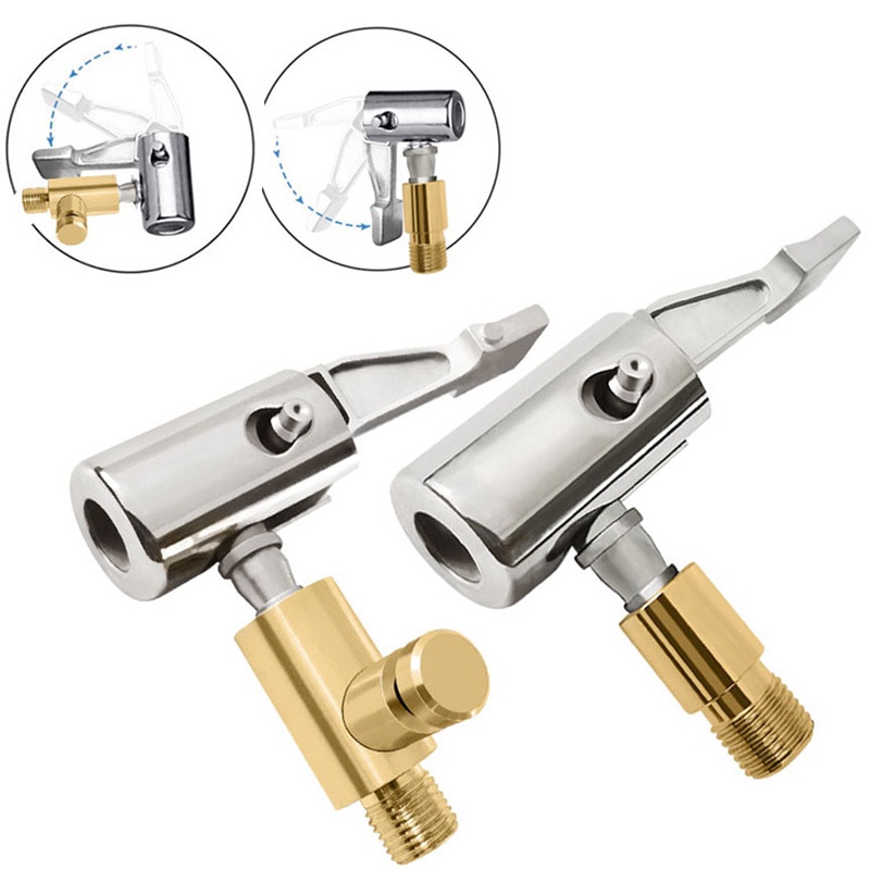 Car Tire Valve Adapter Quick Deflation Inflation Pump Connector,Chuck ...