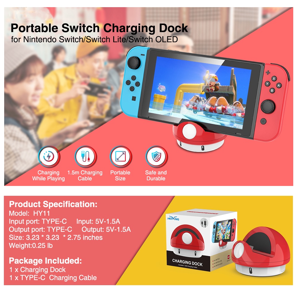 Switch Docking Station for Nintendo Switch & Switch Oled / Lite ...