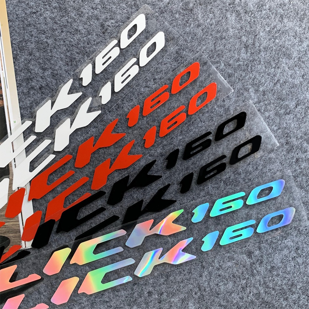 HONDA CLICK160 CLICK 160 3D Reflectived Stickers CLICK Logo Tank Emblem ...