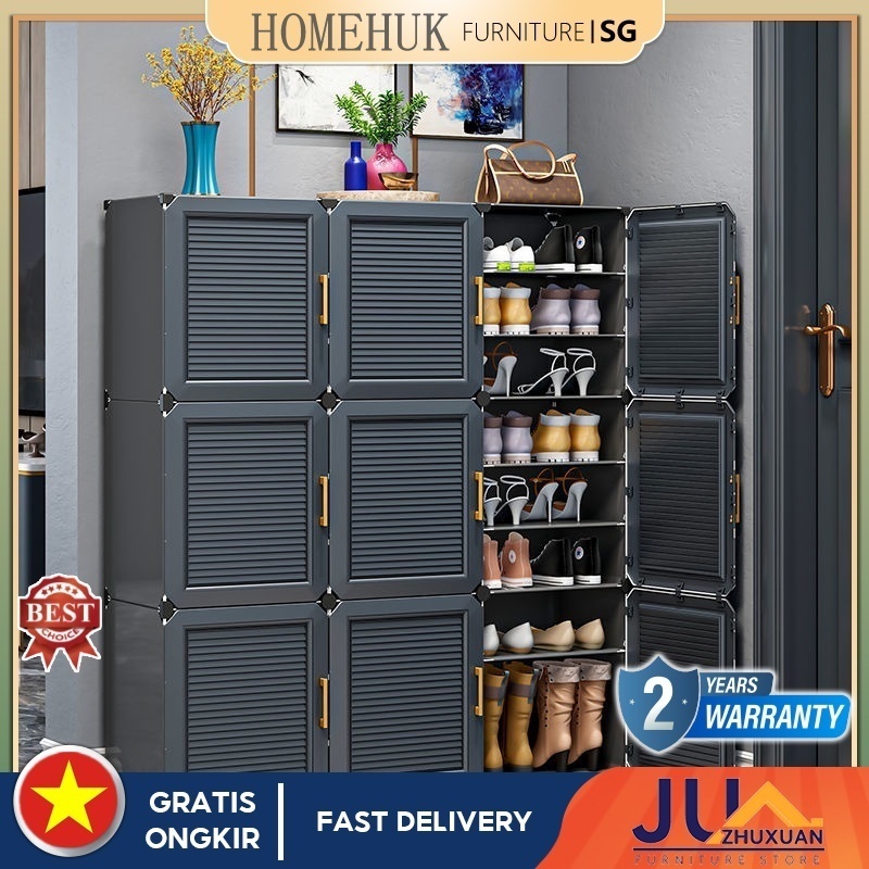 Shoe Cabinet Household Shoe Rack Dust-proof Storage Cabinet Large ...