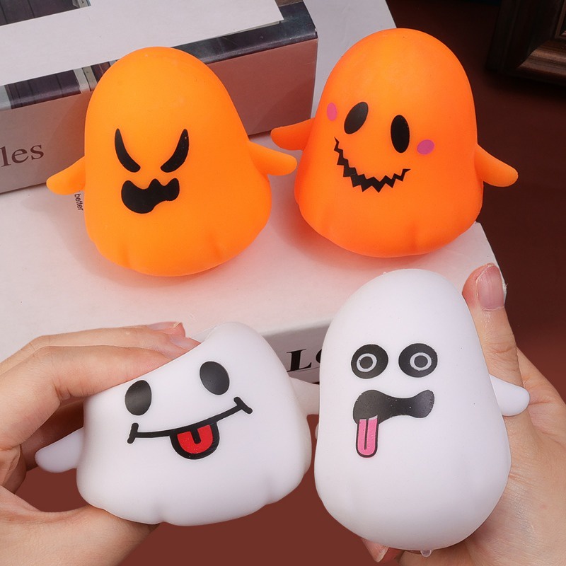 Children Funny Decompression Pinch Pinch Music / Cute Ghost Squishy ...