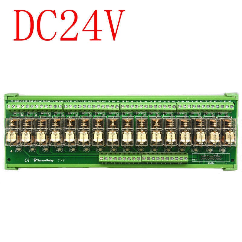 16 Channel Omron Relay Module 12V 24V TKG2R-1E-K 16 Road Omron ...