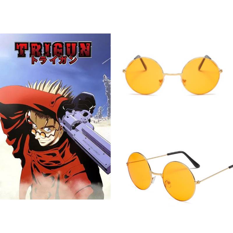 Anime Trigun Cosplay Glasses Orange Vash The Stampede Cosplay Eyewear ...