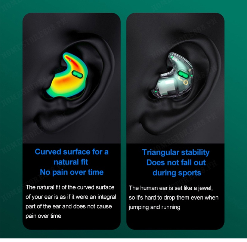 【Ultra-Thin/Noise Cancelling】Mini Sleep Earplugs Comfortable Non ...