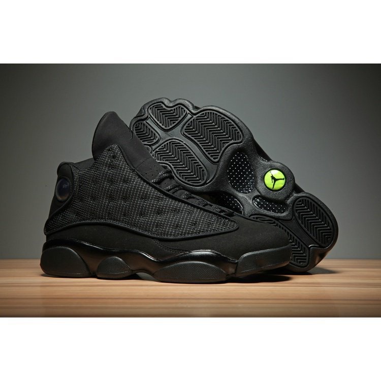 9640; air jordan 13 high retro black cat aj13 cysw basketball shoes ...