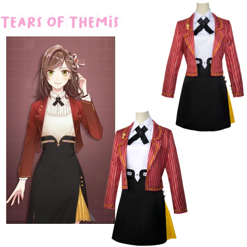 Game Tears Of Themis Heroine Rose Cosplay Costume Lawyeress Working ...