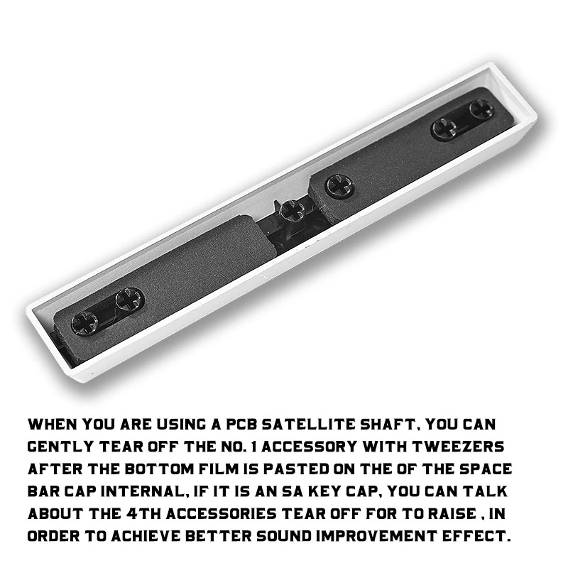 Keycap Spacebar Sound Inslution Foam Noise Absorbing Cotton 6.25u ...