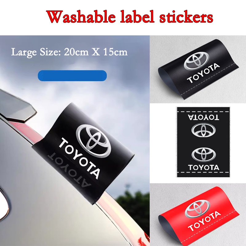 NEW Hyundai Car Sticker Wash Label Style Trunk Door Decals PVC Auto ...