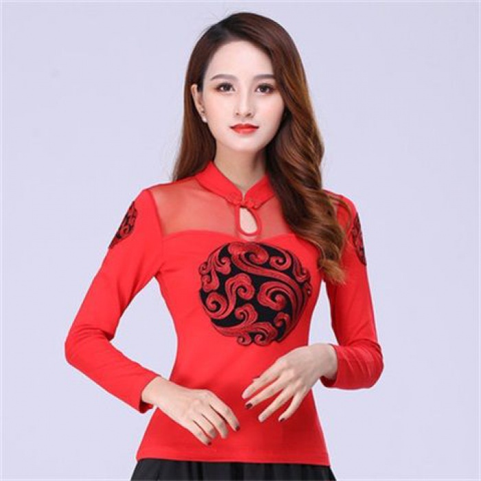 Square Dance Costume Female Latin Dance Costume Suit Dance Clothes ...