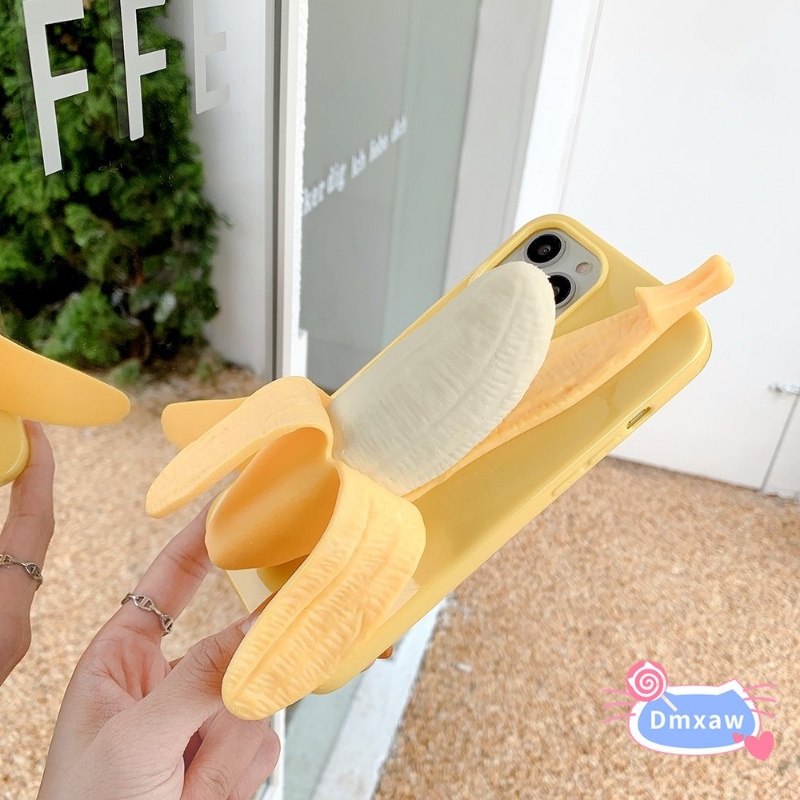Funny Banana Casing For iPhone 14 Plus 13 12 11 Pro Max 6 6S 7 8 Plus X ...
