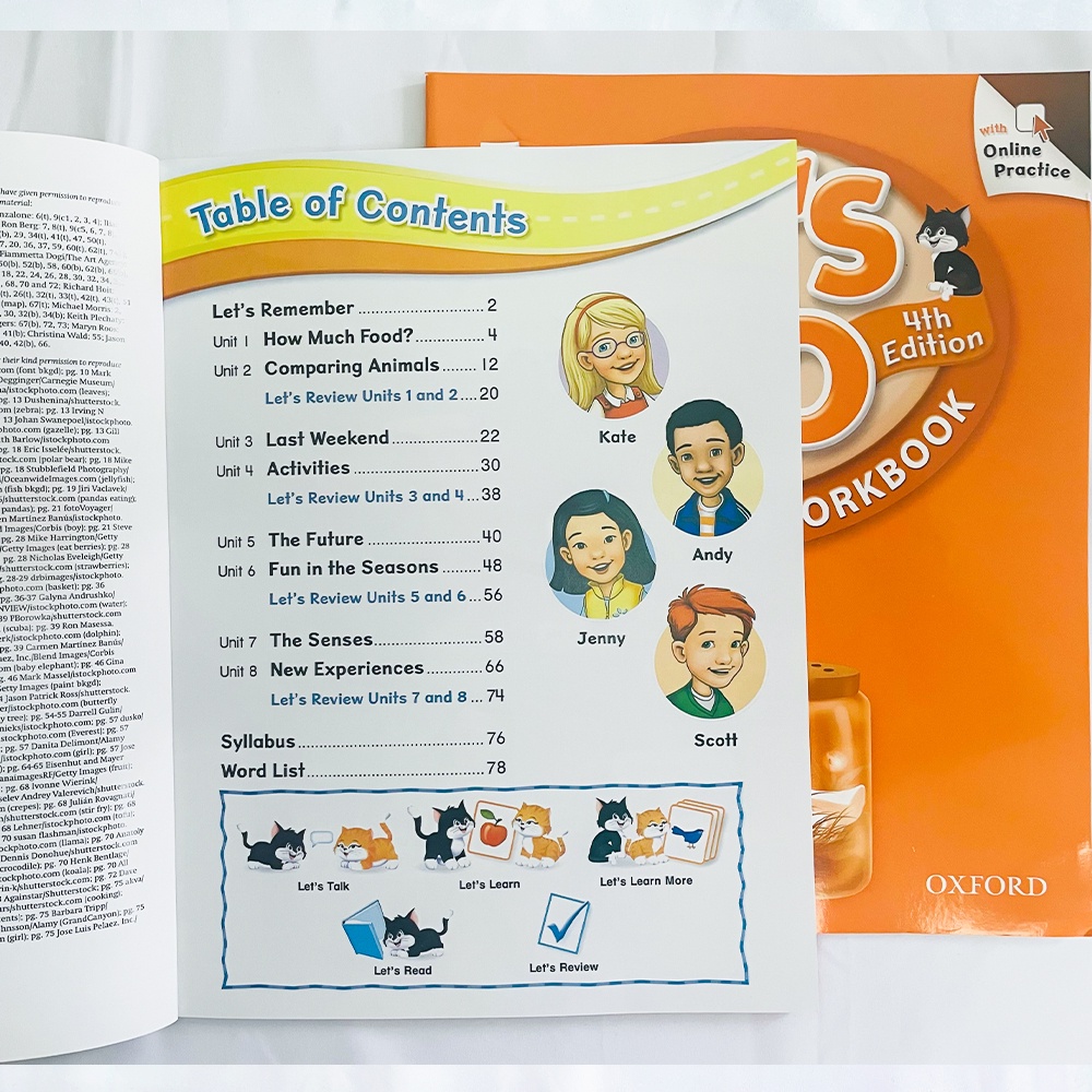 6book Oxford Let's Go Student Book 4th Edition New Phonics and Reading ...