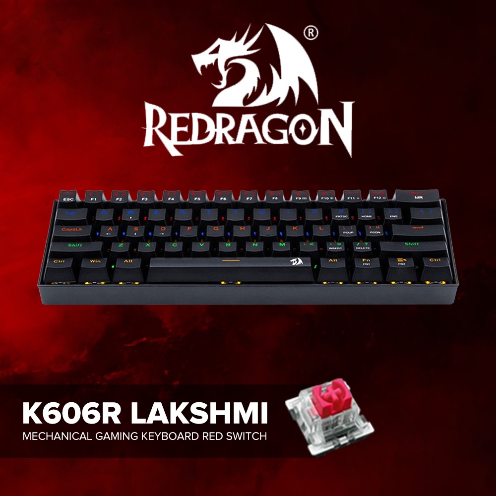 EasyPc| Redragon K606 LAKSHMI Mechanical Gaming Keyboard Red Switch ...