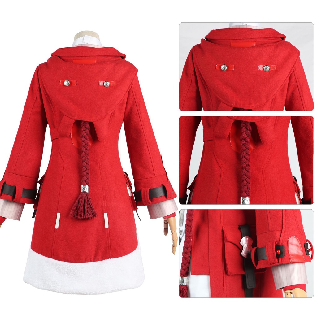 Clara Cosplay Costume Game Honkai: Star Rail Cos Women Suit Dress Wig ...